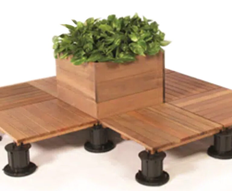 Bison Wood Deck Cubes - Elevated Deck Systems